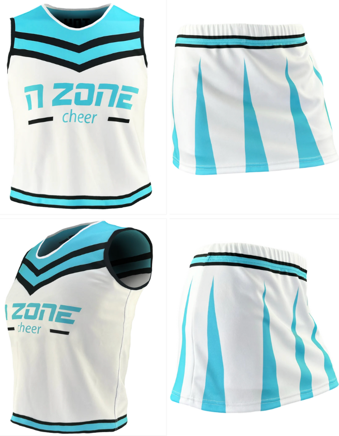 Cheerleading Uniform Size Guide - N Zone Sports Central Oregon